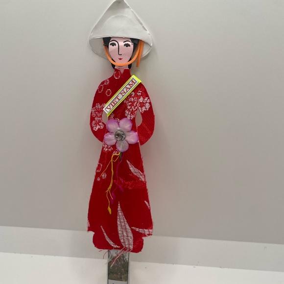 Other | Vietnam Traditional Ao Dai Bookmark Handmade Vietnamese ...